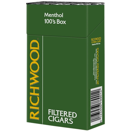 Richwood Filtered Cigars Menthol | SmokersDiscounts.com