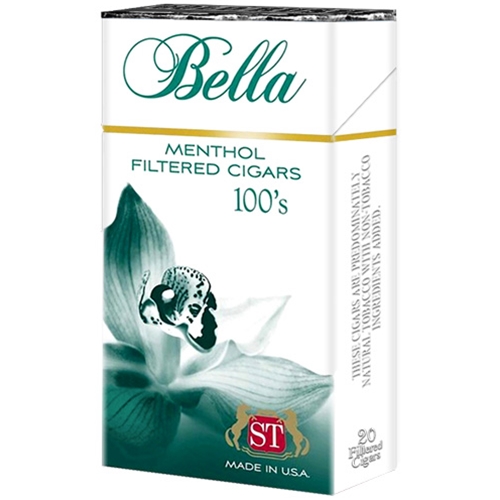 Bella Filtered Cigars Menthol | SmokersDiscounts.com