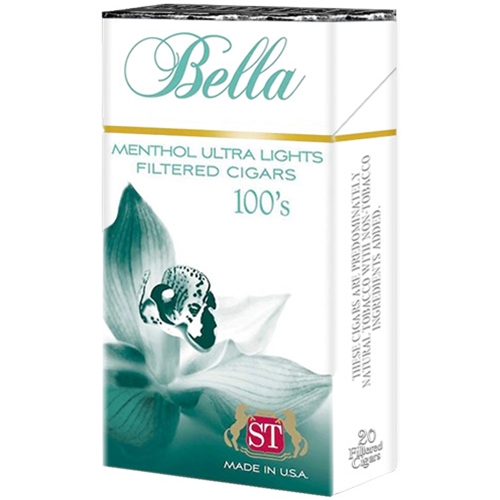 Bella Filtered Cigars Menthol Ultra-Light | SmokersDiscounts.com