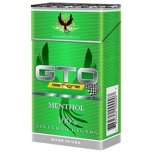 GTO Filtered Cigars Menthol | SmokersDiscounts.com