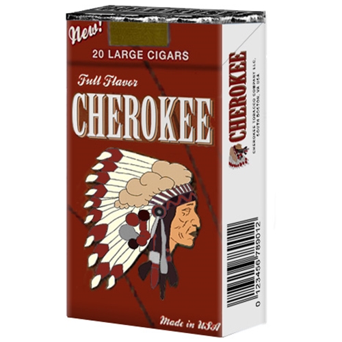 Cherokee Filtered Cigars Full Flavor | SmokersDiscounts.com