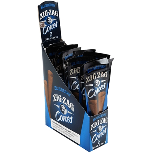 Zig-Zag Cigar Cones Blueberry | SmokersDiscounts.com