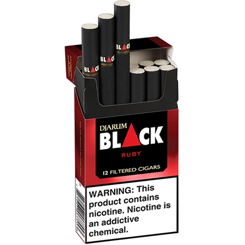 Djarum Black Filtered Cigars Ruby | SmokersDiscounts.com