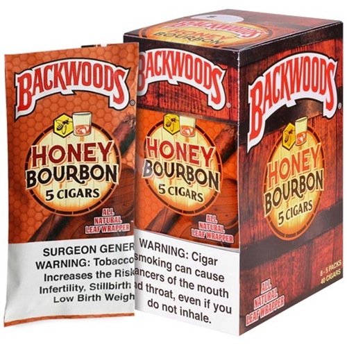 Backwoods Cigars Honey Bourbon 40ct Box | SmokersDiscounts.com