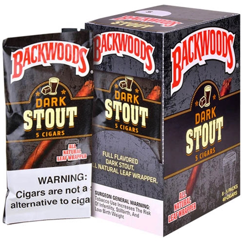 Backwoods Cigars Dark Stout 40ct Box | SmokersDiscounts.com