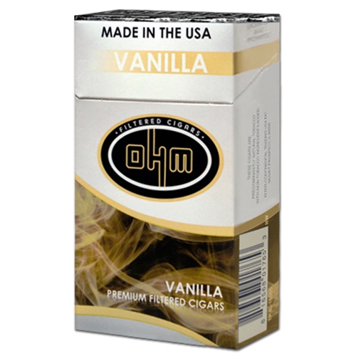 OHM Filtered Cigars Vanilla | SmokersDiscounts.com