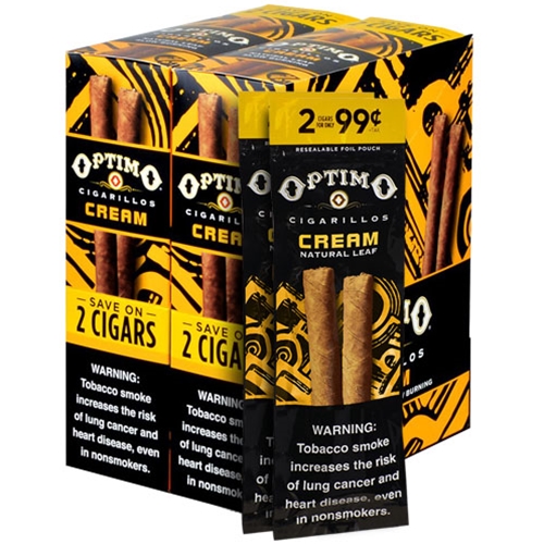 Optimo Cigarillos Cream | SmokersDiscounts.com