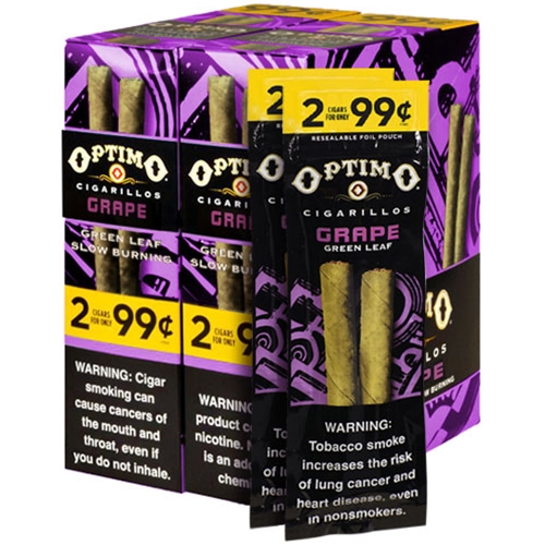 Optimo Cigarillos Grape | SmokersDiscounts.com