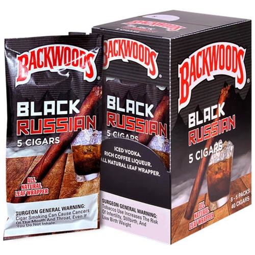 Backwoods Cigars Black Russian 40ct Box | SmokersDiscounts.com
