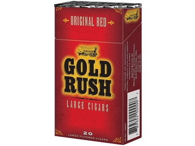 Gold Rush Original Red (Full Flavor) Filtered Cigars | SmokersDiscounts.com