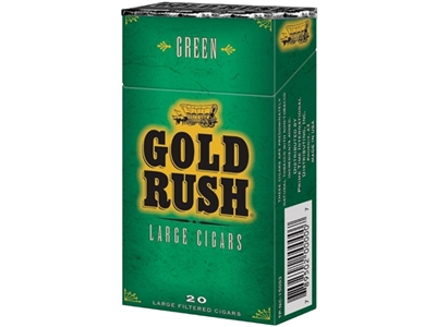 Gold Rush Green (Menthol) Filtered Cigars | SmokersDiscounts.com