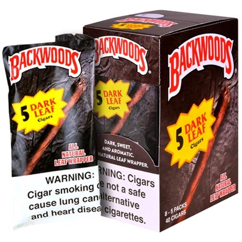 Backwoods Cigars Dark Leaf 40ct Box | SmokersDiscounts.com