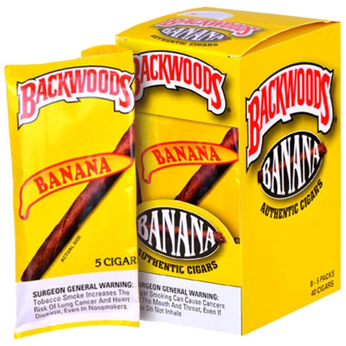 Backwoods Cigars Banana 40ct Box | SmokersDiscounts.com