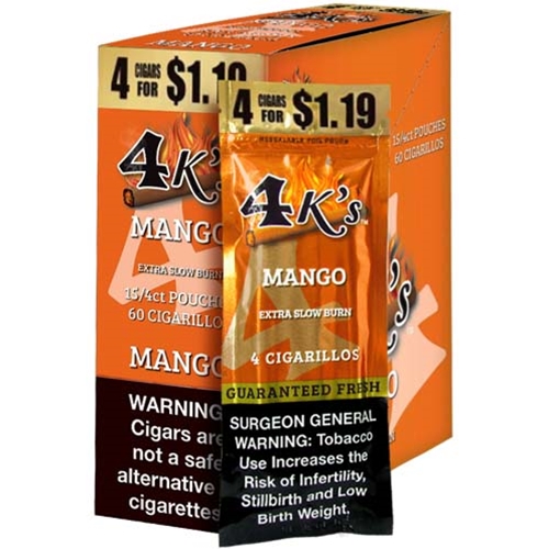 Good Times 4K's Cigarillos Mango | SmokersDiscounts.com