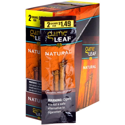 Garcia y Vega Game Leaf Cigarillos Natural 15ct | SmokersDiscounts.com