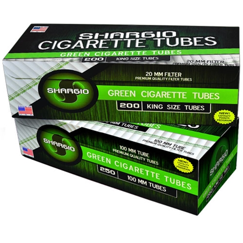 Shargio Filter Tubes Green (Menthol) | SmokersDiscounts.com