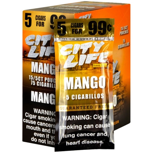 City Life Cigarillos Mango | SmokersDiscounts.com