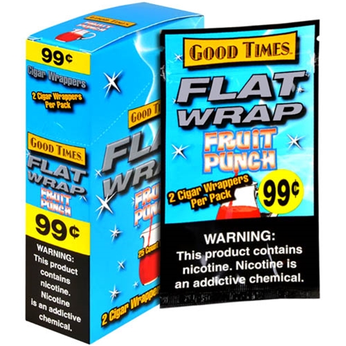 Good Times Flat Wrap Fruit Punch | SmokersDiscounts.com