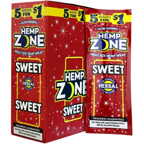 Hemp Zone Hemp Wraps Sweet | SmokersDiscounts.com