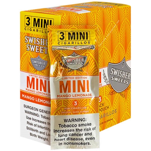 Swisher Sweets Mini Cigarillos Mango Lemonade | SmokersDiscounts.com