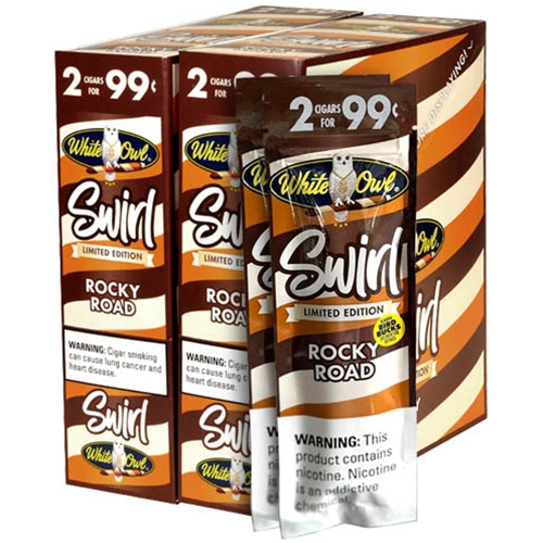 White Owl Cigarillos Swirl Rocky Road | SmokersDiscounts.com