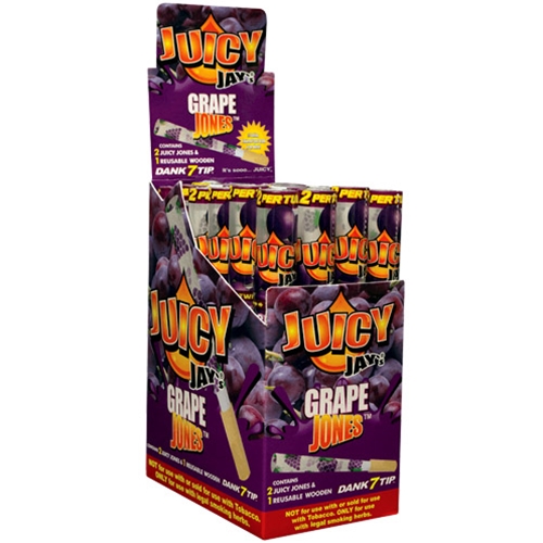 Juicy Jay’s Jones Pre-Rolled Cones Grape | SmokersDiscounts.com