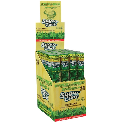 Cyclones Pre-Rolled Hemp Cones Sugar Cane | SmokersDiscounts.com
