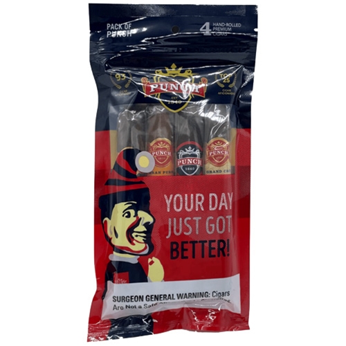 Punch 93 Fresh Pack 4-Cigar Sampler | SmokersDiscounts.com