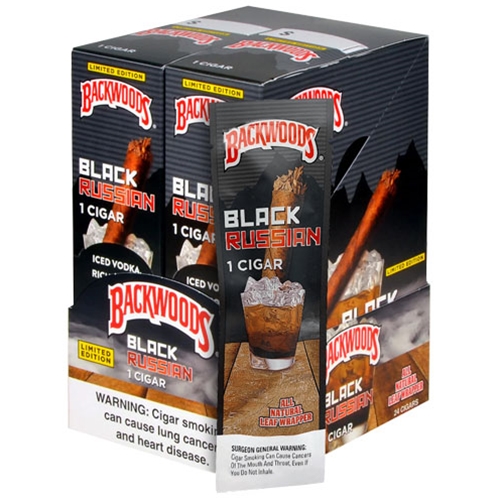 Backwoods Cigars Black Russian 24ct Upright Box | SmokersDiscounts.com