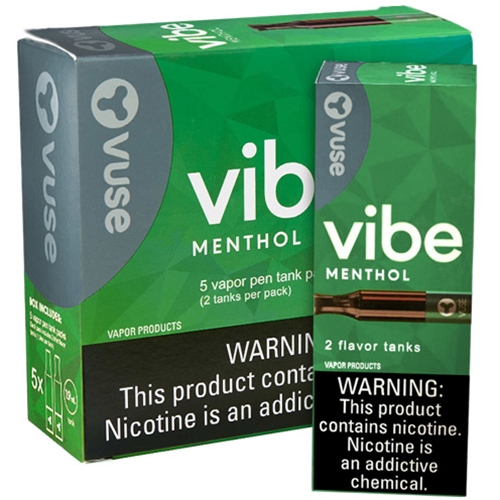 VUSE VIBE Vapor Pen Tank Packs Menthol | SmokersDiscounts.com