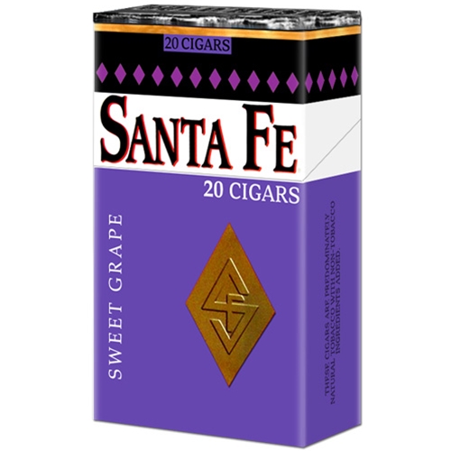 Santa Fe Filtered Cigars Grape | SmokersDiscounts.com