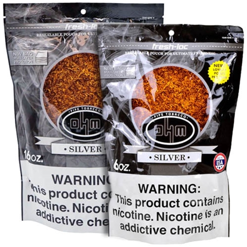 OHM Pipe Tobacco Silver (Ultra-Light) | SmokersDiscounts.com