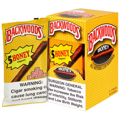 Backwoods Cigars Honey 40ct Box | SmokersDiscounts.com